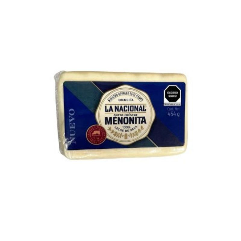 Queso Chester Menonita La Nacional 454 G | Carnemart: Tu aliado en ...