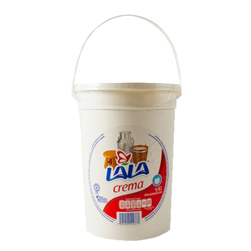 Crema Original Lala Cub 4 L | Carnemart: Tu aliado en precios bajos y ...